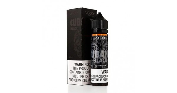 VGOD - Cubano Black 60ML (Küba Tütünü, Vanilyalı Muhallebi)