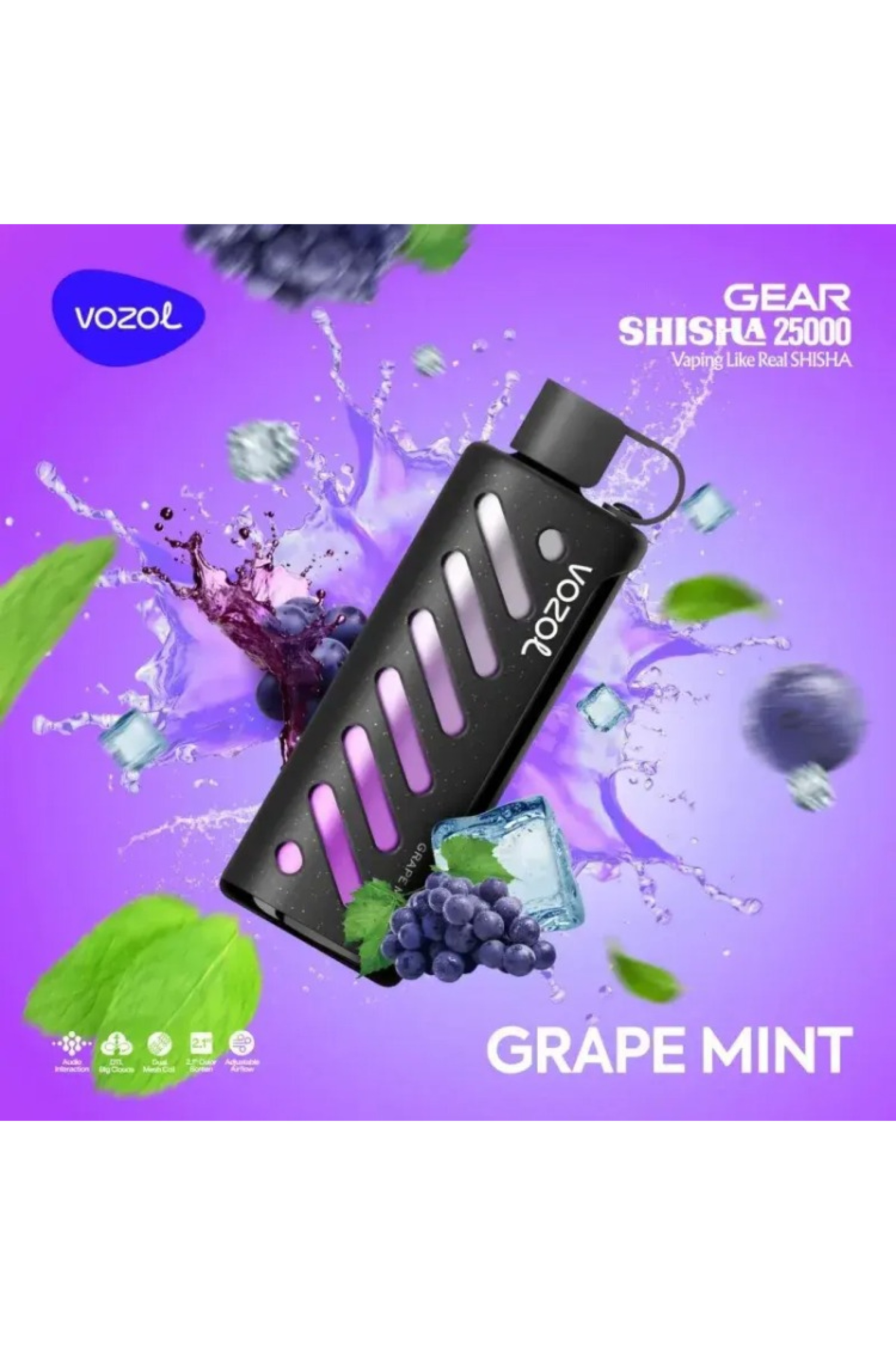 VOZOL GEAR 25000 - Grape Mint